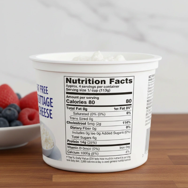 Amazing Fat Free Cottage Cheese Nutrition Images